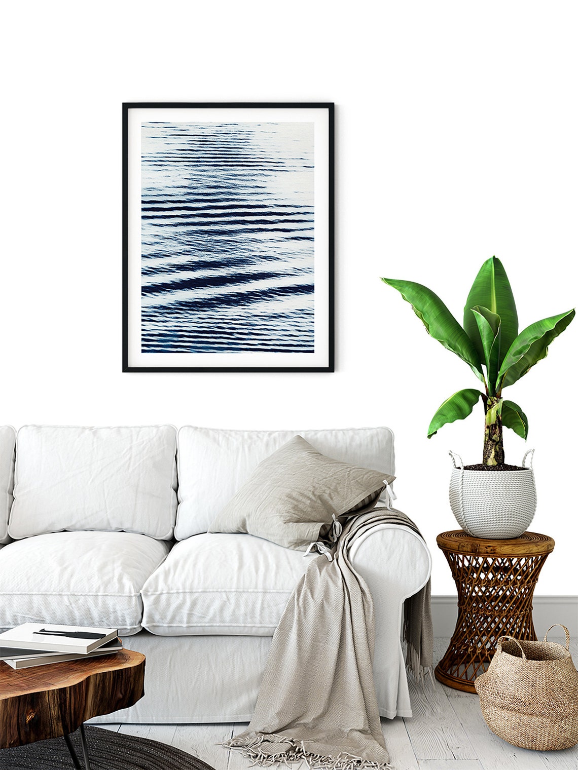 Coastal Style Ocean Water Printable Art OPEN WATER Beach - Etsy