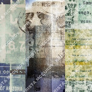 Digital Collage Sheets, Digital Paper Bundle Printable Grunge ...