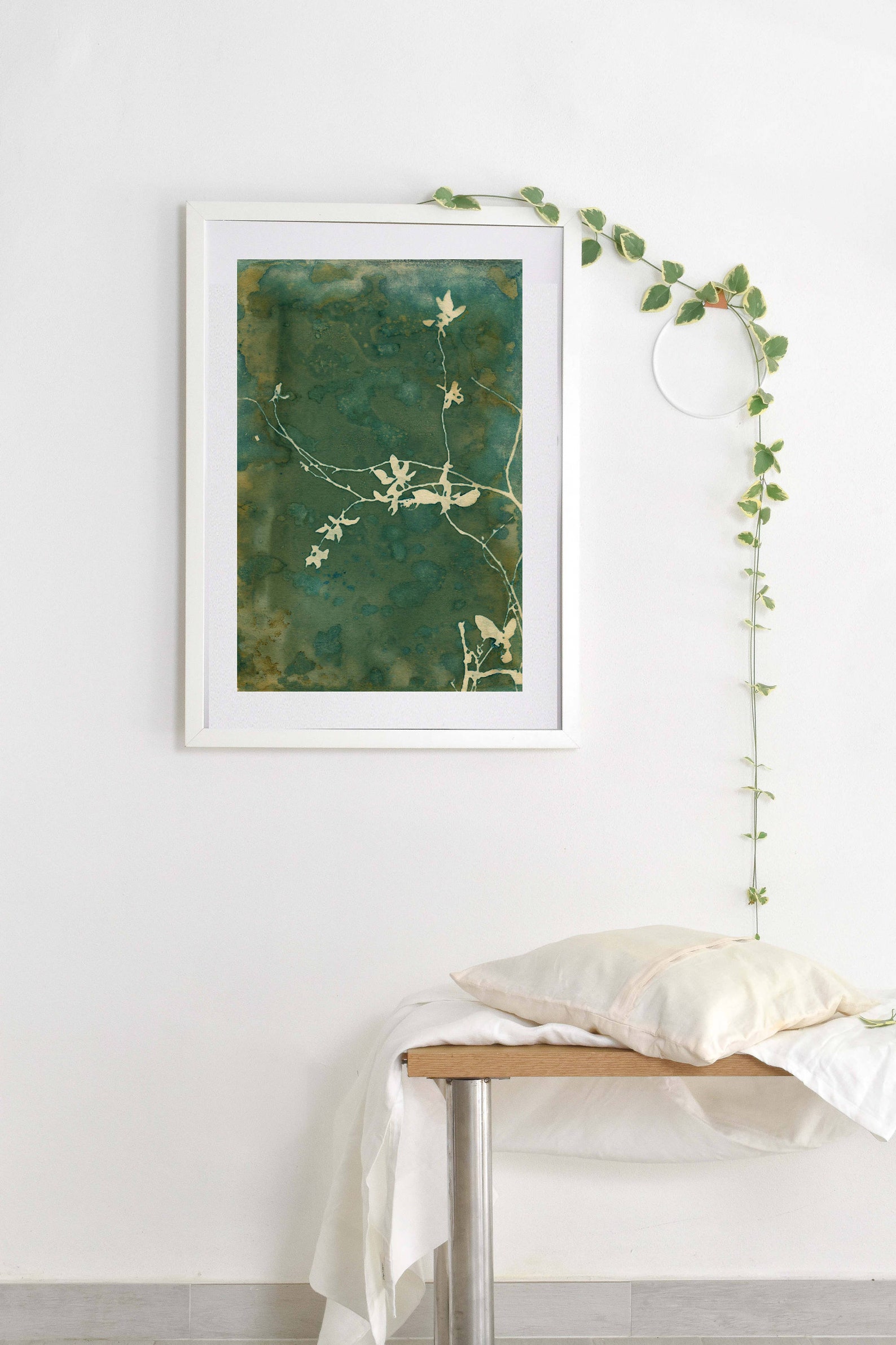 Botanical Wall Art WANDERING FLOWERS Botanical Print | Etsy