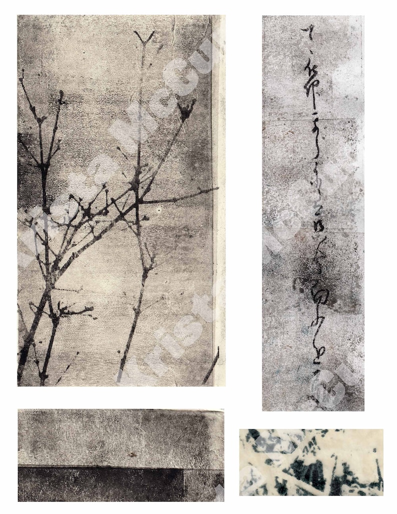 Printable Grunge Collage Sheets, Digital Paper, Printable Junk Journal ...