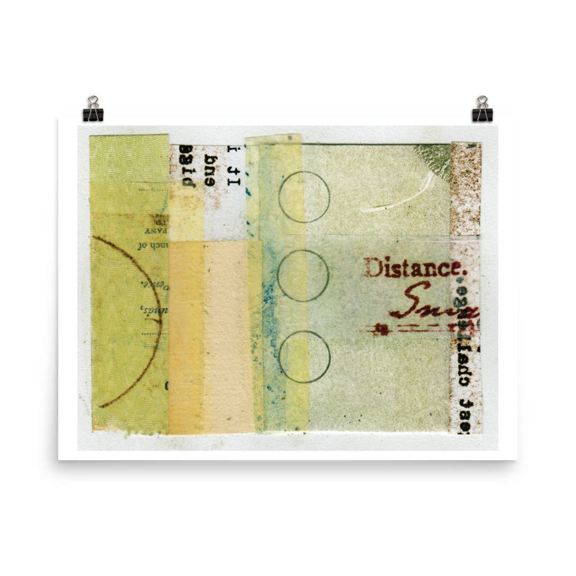 Collage Wall Art Mixed Media Typography Print Wall Art to | Etsy