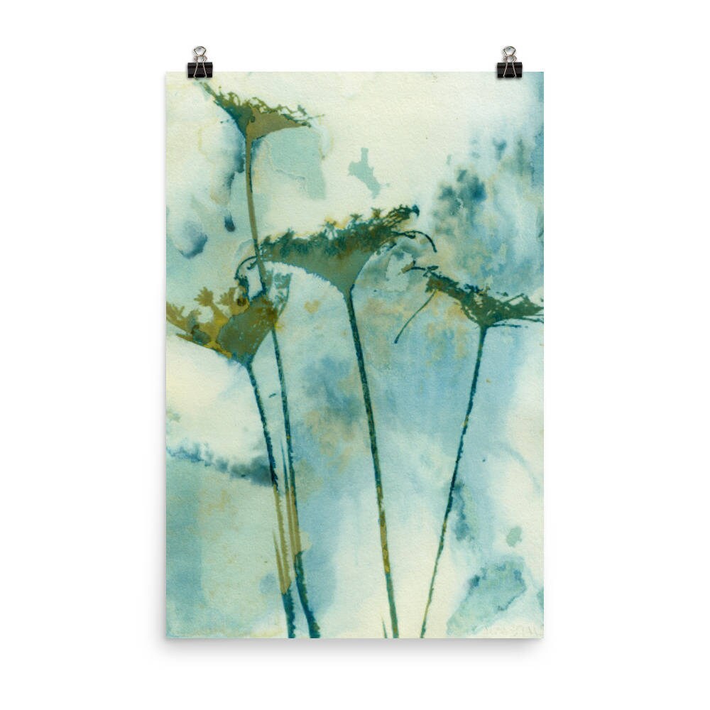 Botanical Wall Art Queen Anne's Flowers Art Print Fine | Etsy