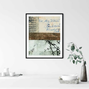 Printable Collage Wall Art MISS MARY WATSON Instant Download Art Print ...