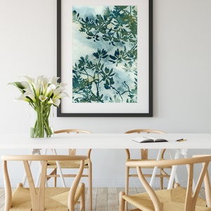 Printable Botanical Art, Decorative Cyanotype Print Instant Download ...