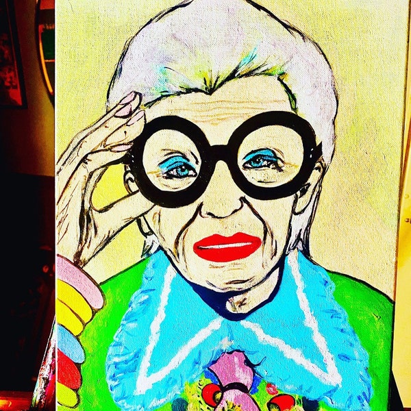 Iris Apfel Art - Etsy