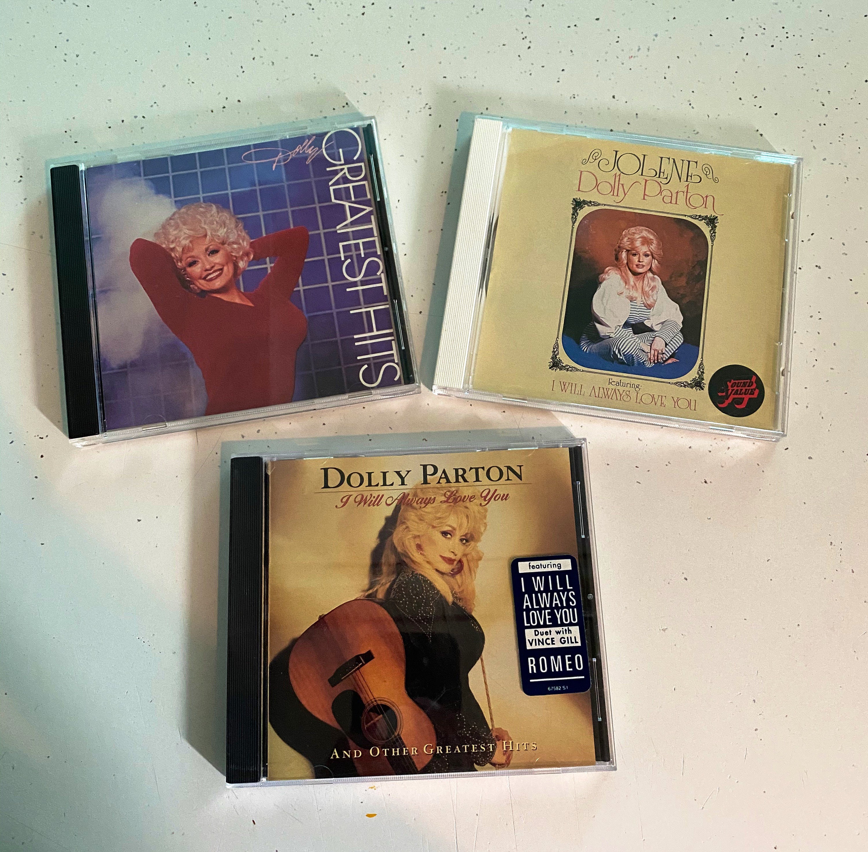 Vintage Original Dolly Parton CDs Jolene Greatest Hits | Etsy