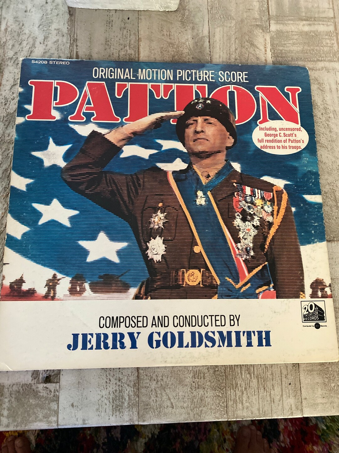 Vintage 1970 Patton - Original Motion Picture Soundtrack Vinyl LP ...