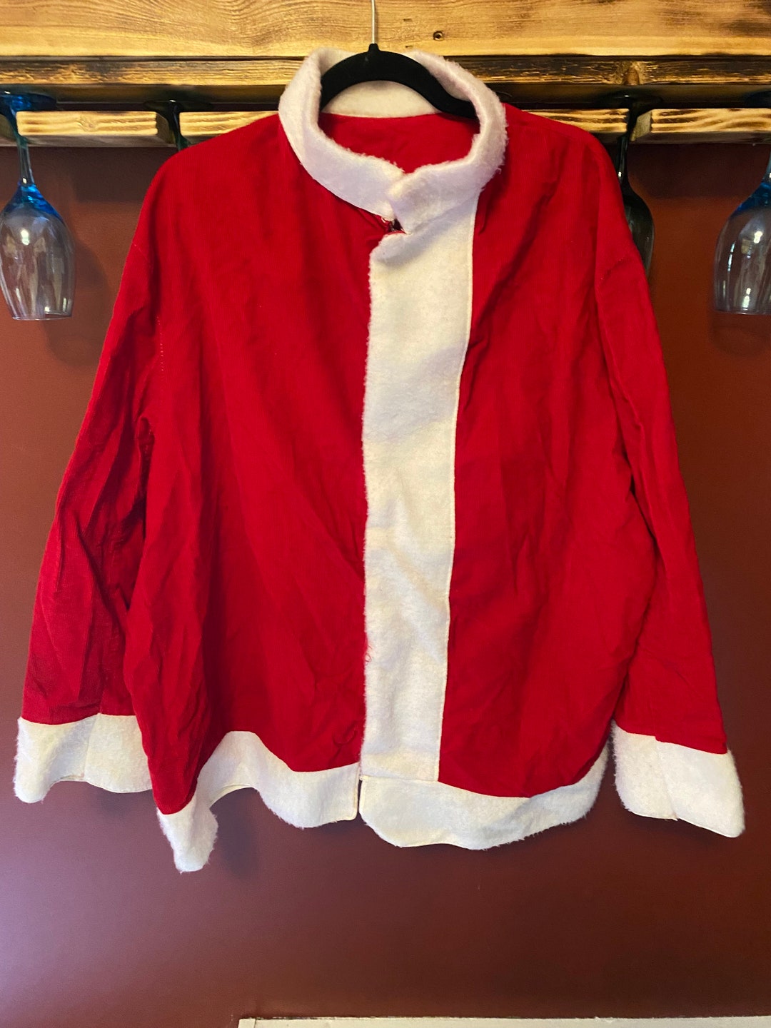 Vintage 1950’s Handmade Santa Claus Jacket - Etsy
