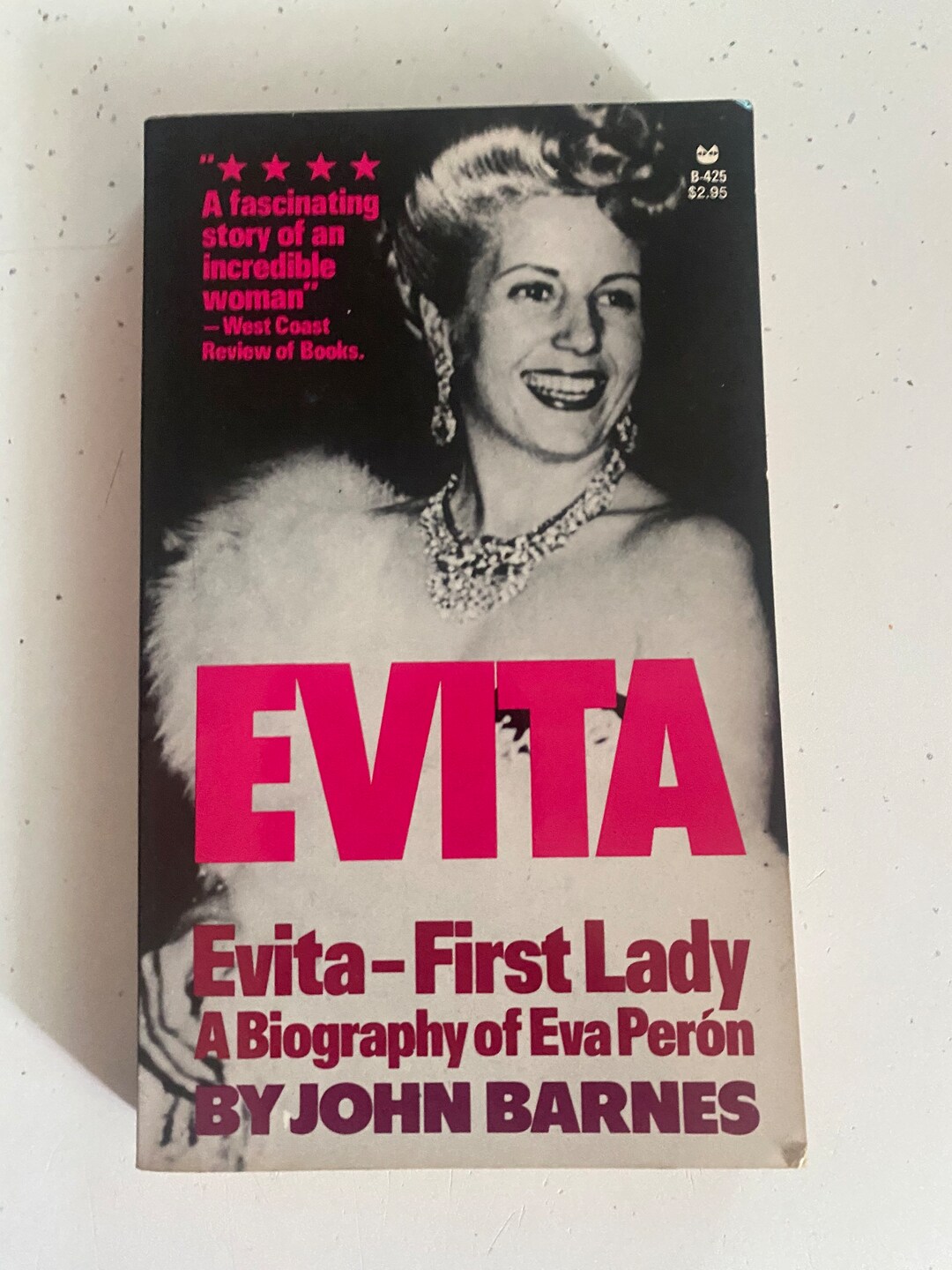 Vintage 1978 Evita - First Lady Biography - Paperback - Evita Peron - Etsy