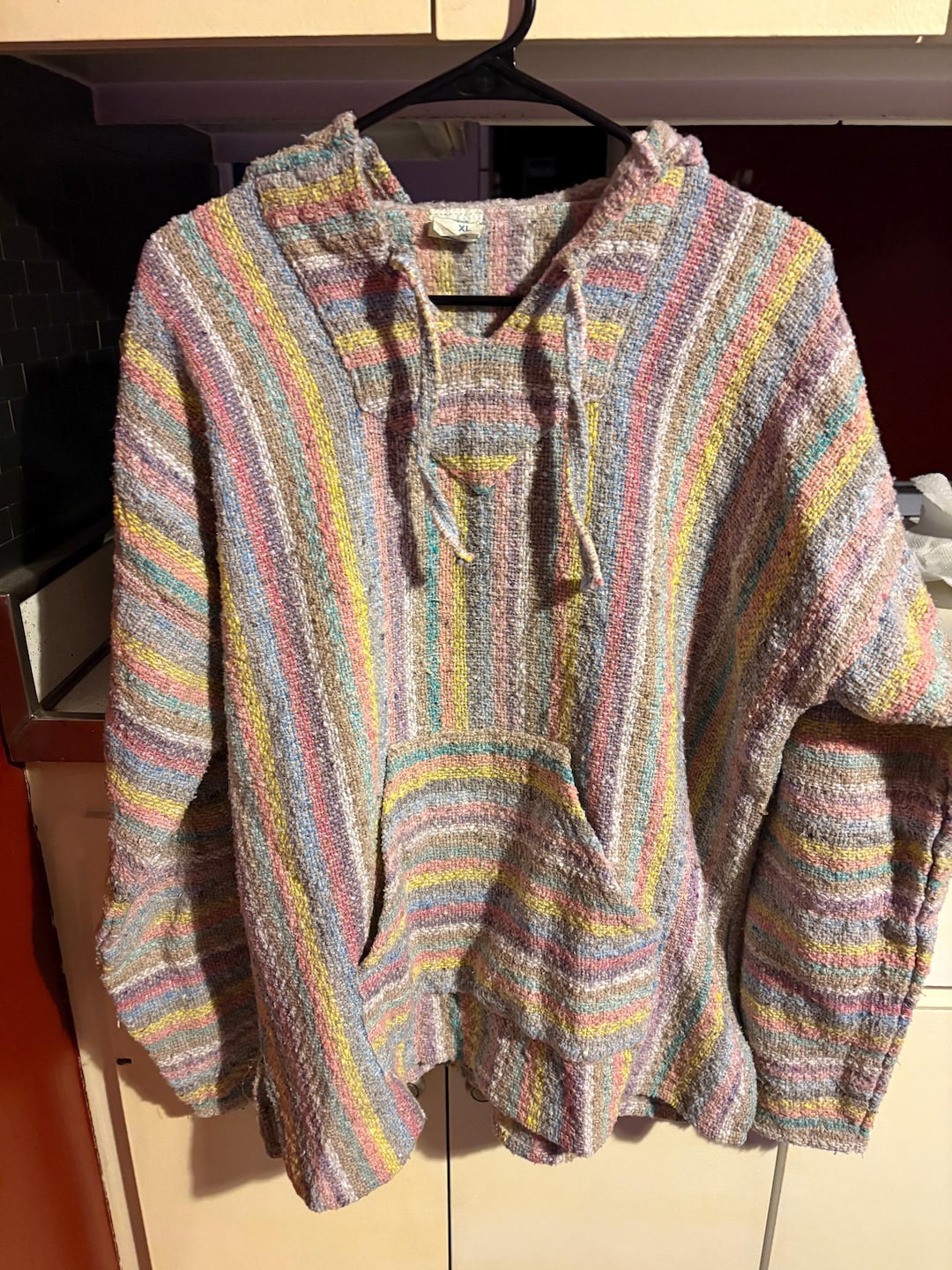 Vintage 1990’s Pastel Baja Hoodie - Drug Rug - Etsy