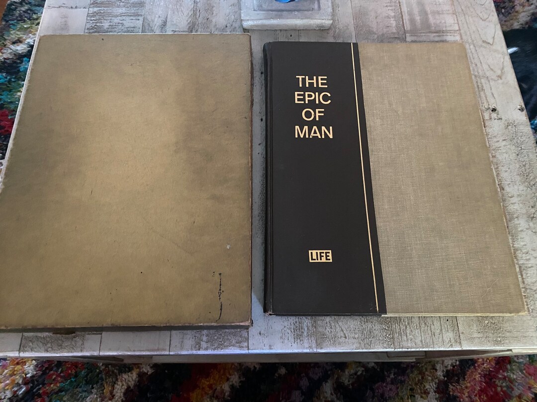 Vintage 1961 the Epic of Man by the Editors of LIFE - Hardcover W/ Case ...