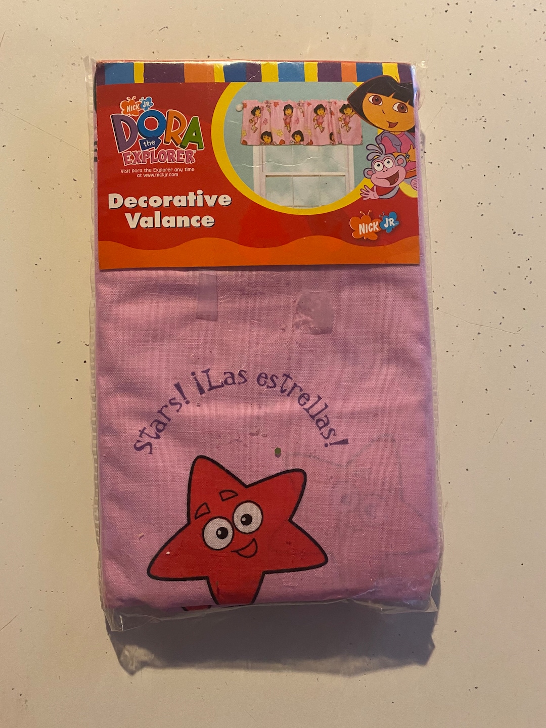 Vintage 2003 Dora the Explorer Curtain Valance - Nickelodeon - Viacom ...