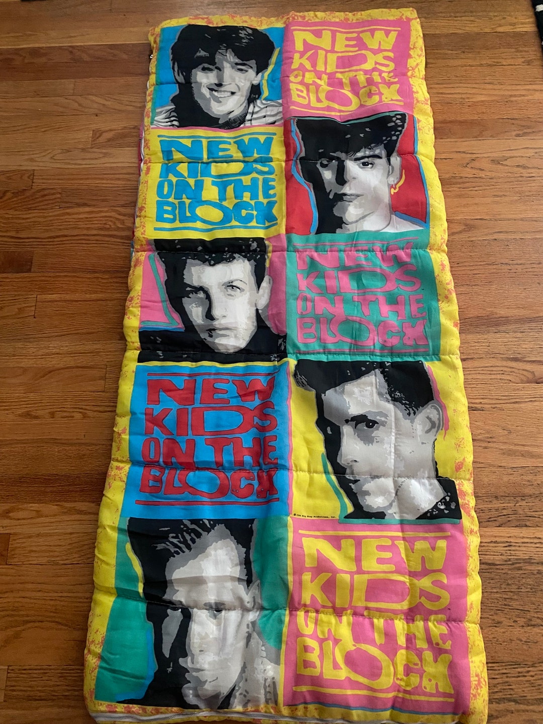 Vintage 1990 New Kids on the Block Sleeping Bag Vintage NKOTB - Etsy
