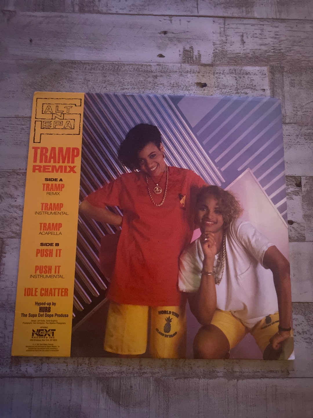 Vintage 1987 Original Salt N Pepa Tramp Remix Vinyl - Push It - Rare ...