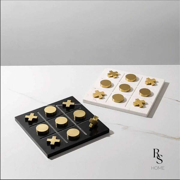 Marble Tic Tac Toe Coffee Table - Etsy