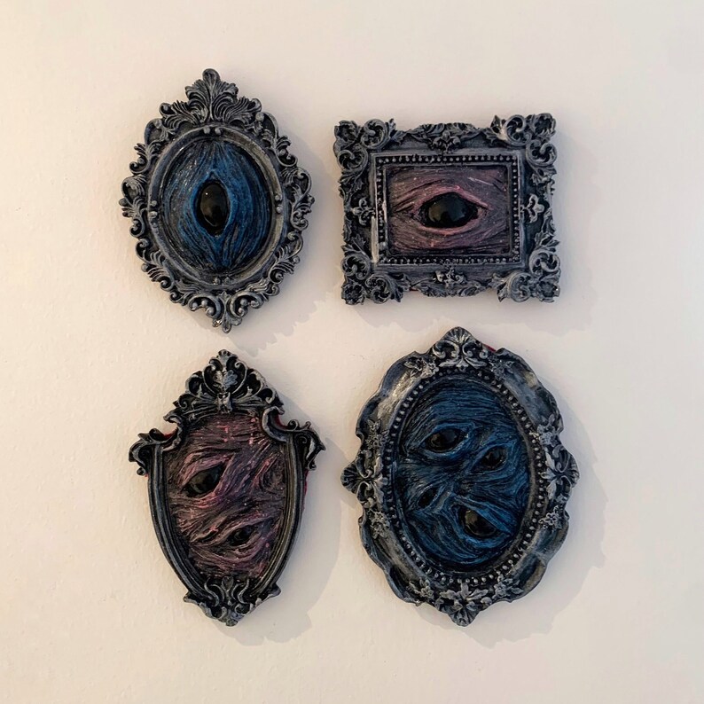 Eye Horror Frame Set / Goth Home Body Horror Decoration - Etsy