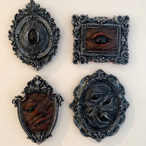 Eye Horror Frame Set / Goth Home Body Horror Decoration - Etsy