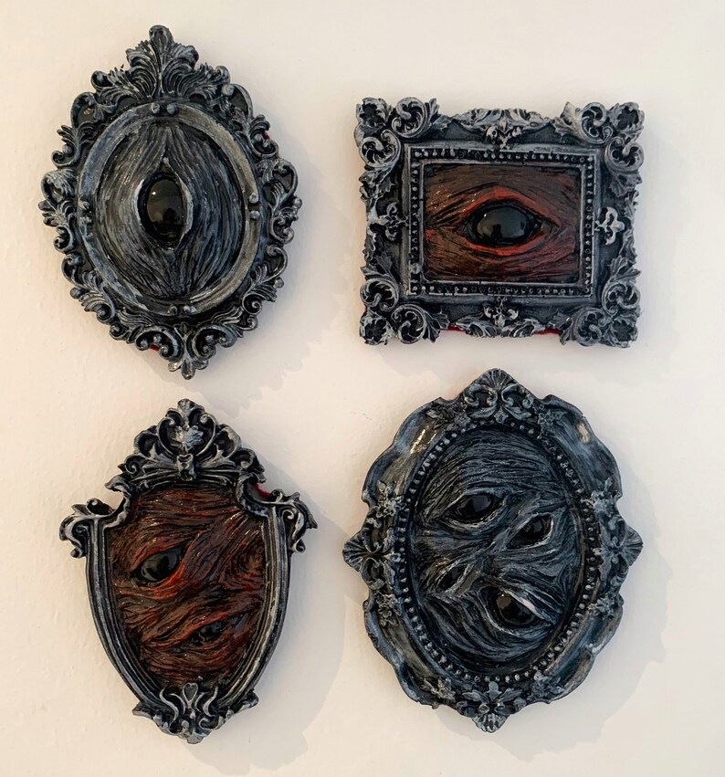 Eye Horror Frame Set / Goth Home Body Horror Decoration - Etsy