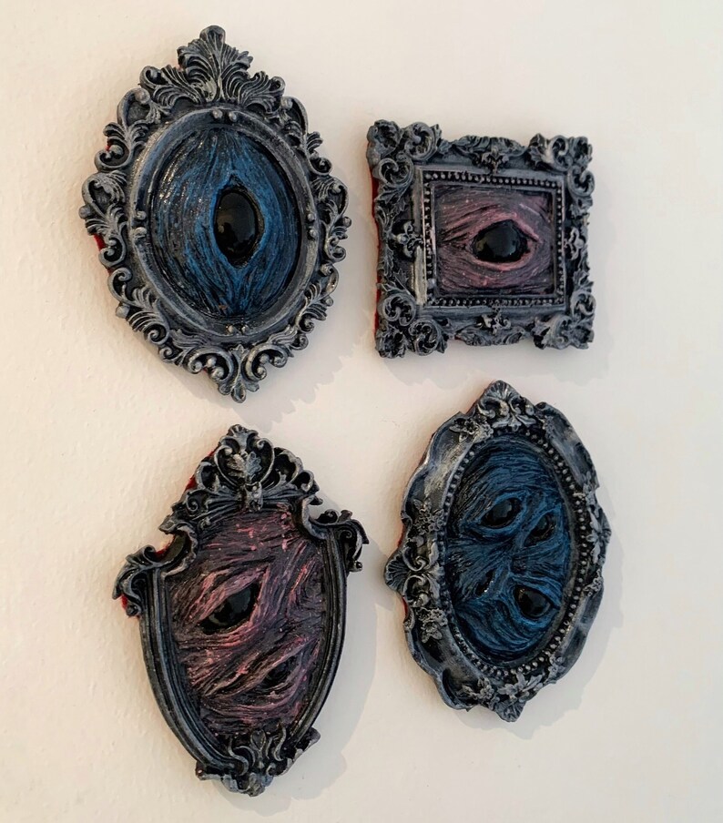 Eye Horror Frame Set / Goth Home Body Horror Decoration - Etsy