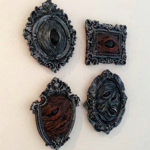 Eye Horror Frame Set / Goth Home Body Horror Decoration - Etsy