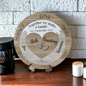 Blended Family Wedding Ceremony Idea - Unity Puzzle - Etsy