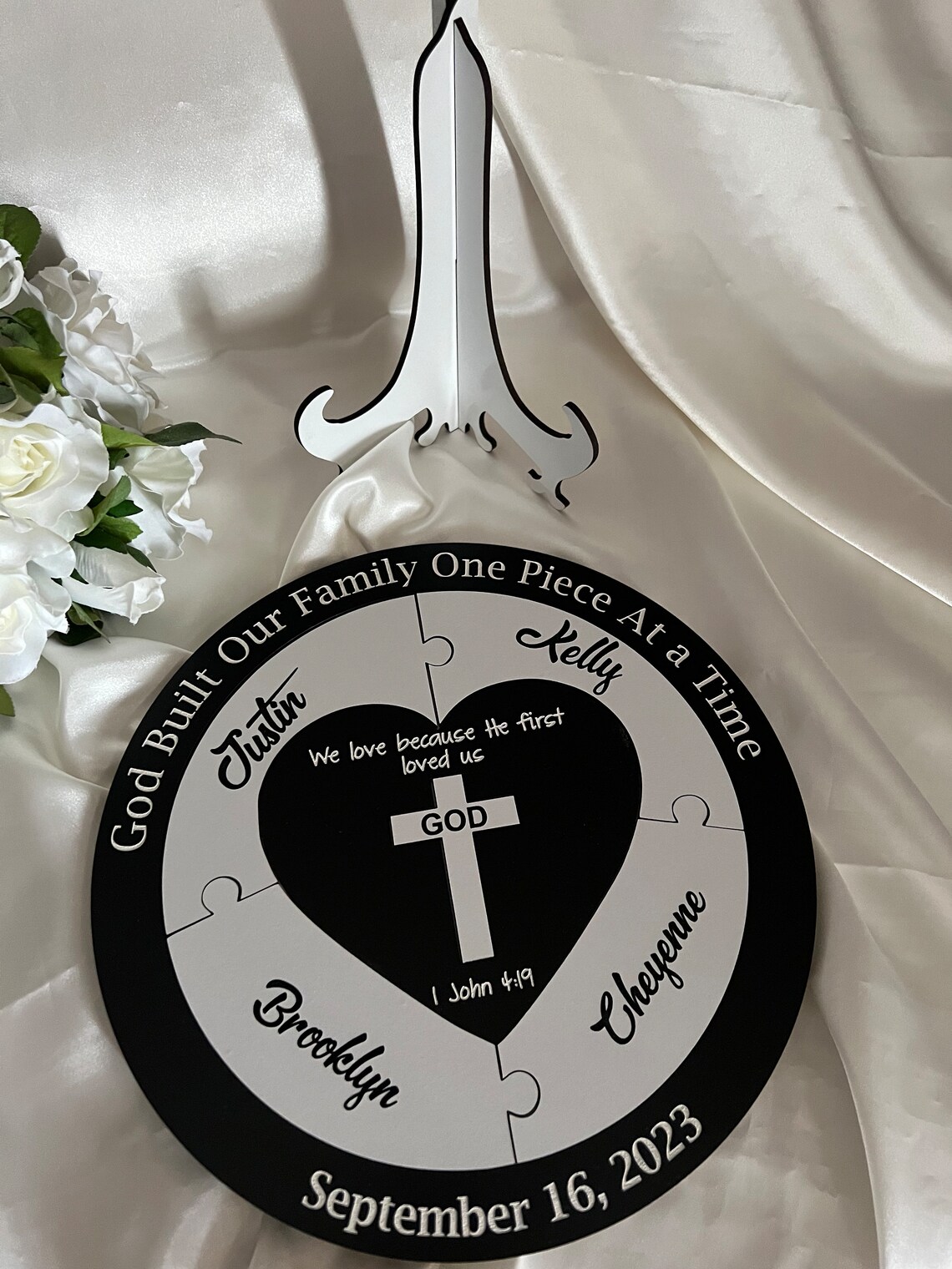 Elegant Unity Puzzle: Blended Family Ceremony Keepsake - Etsy