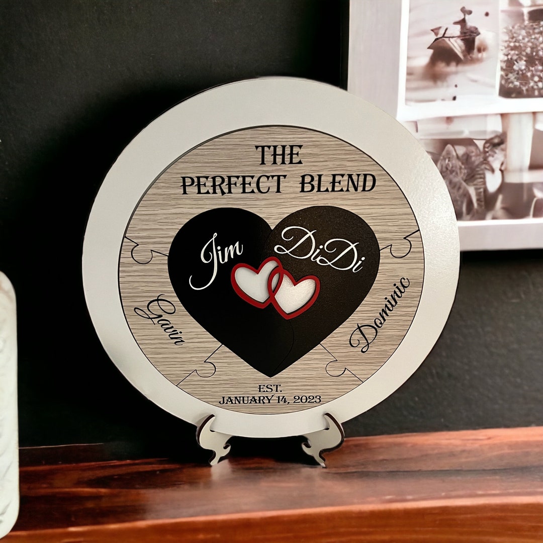 Unity Ceremony Idea, Unity Puzzle for Wedding, Blended Family ...