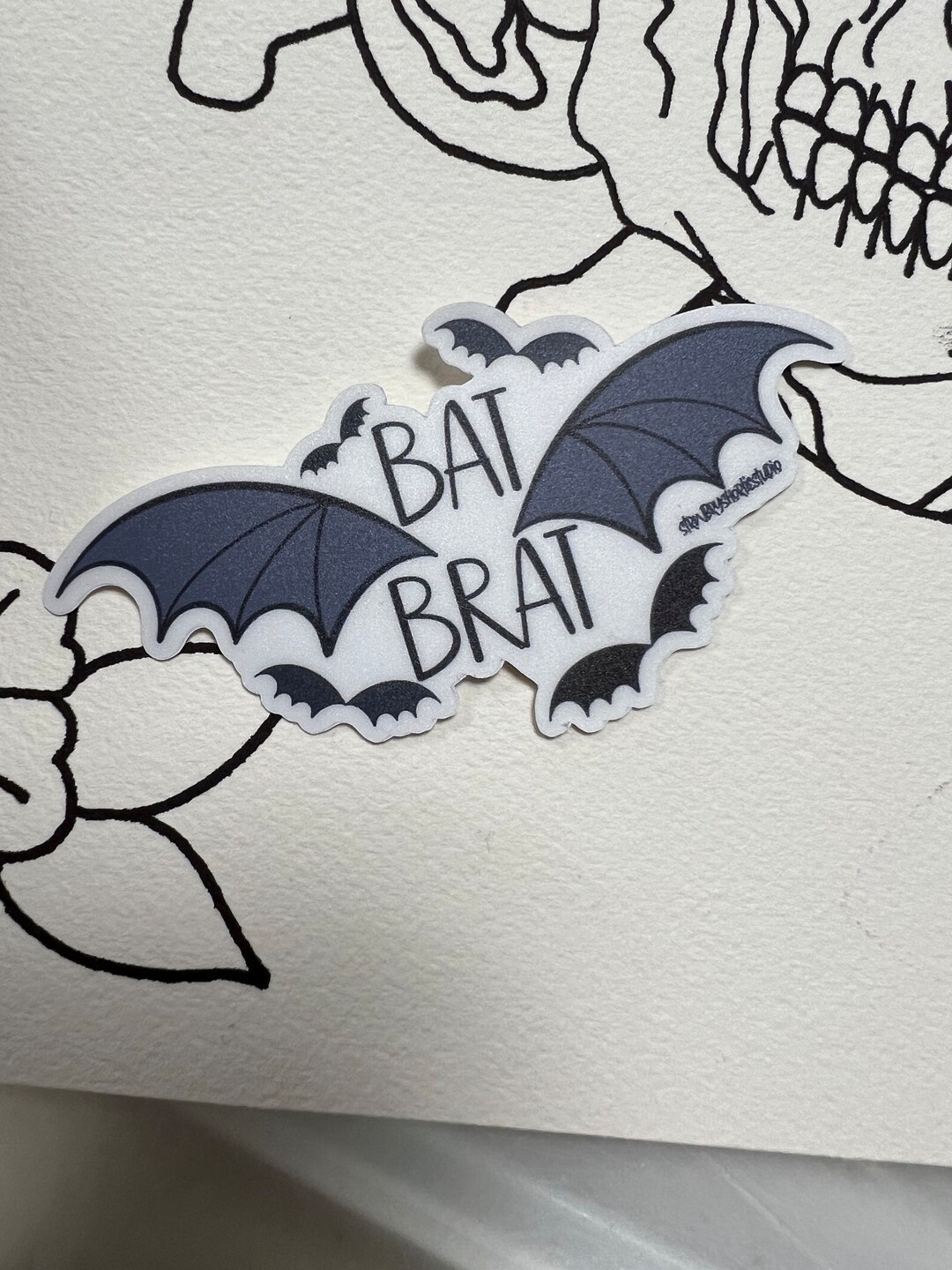 Bat Brat Gotham Knights Fandom Sticker - Etsy