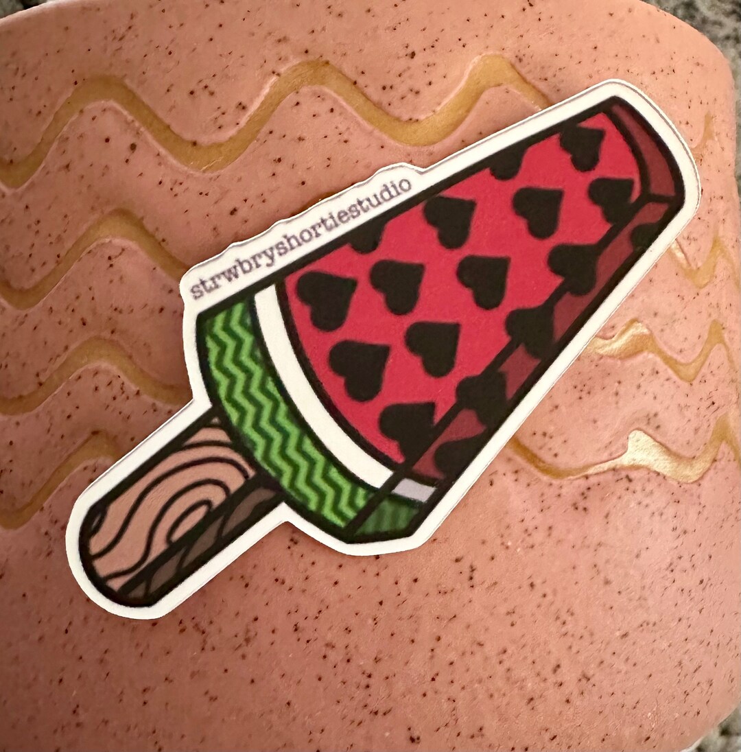 Watermelon Popsicle Free Palestine Solidarity Sticker - Etsy