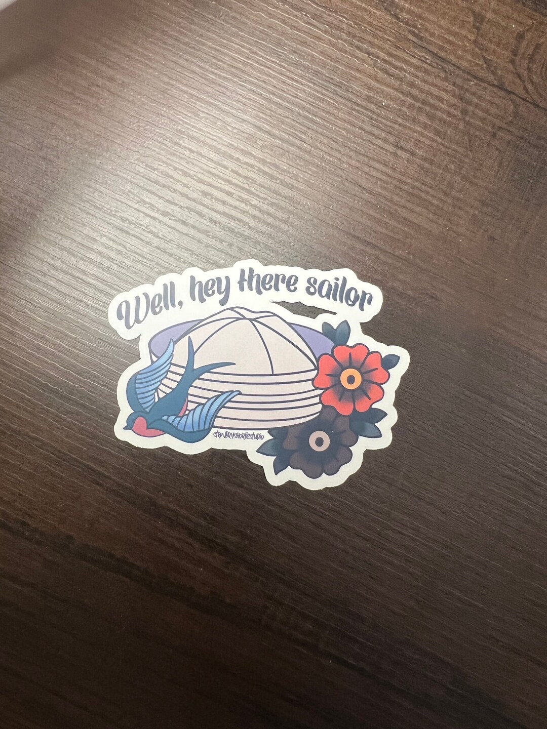 Jensen Ackles Tweets- Well, Hey There Sailor Sticker - Etsy