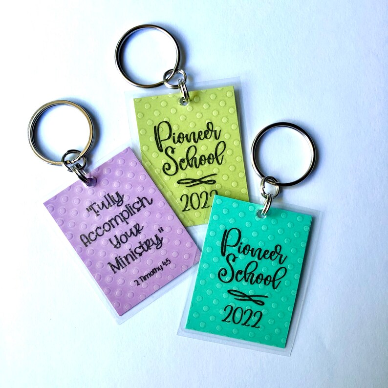 Pioneer School Keychain - Etsy