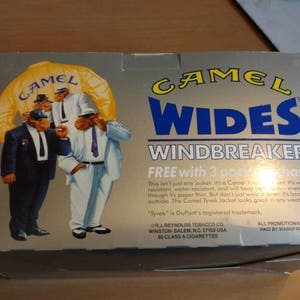 Camel Cigarettes Yellow Tyvek Jacket XL in Original Box - Etsy