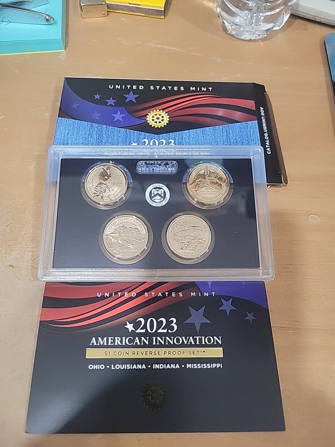 American Innovation 2023 Dollar Coin Reverse Proof Set 23GC - Etsy