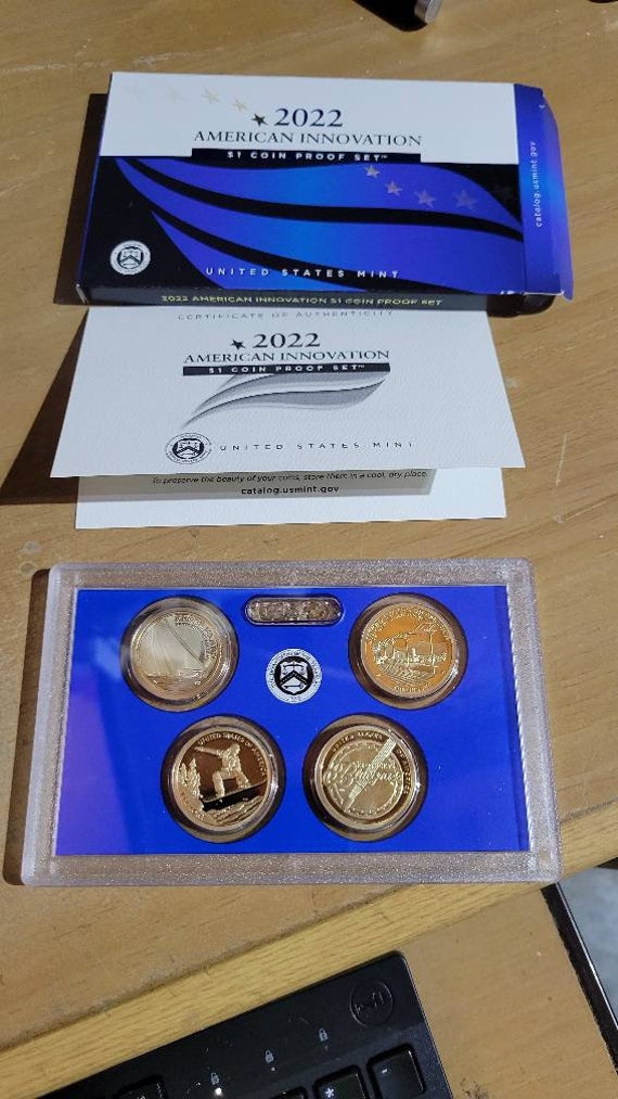 U S Mint American Innovation 2022 Dollar Coin Proof Set | Etsy