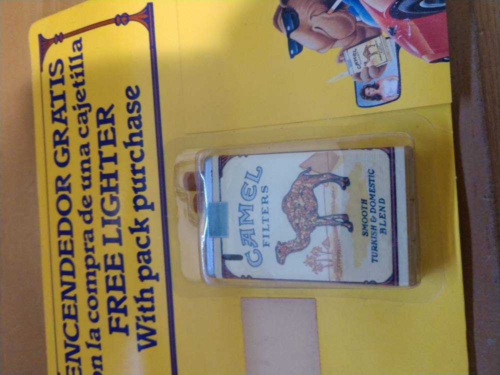Camel Cigarettes Pack Lighter in Original Blister Card - Etsy