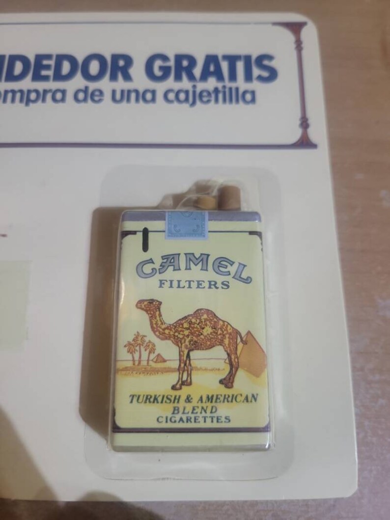 Camel Filters Cigarettes Pack Lighter in Original Blister Card Gratis ...