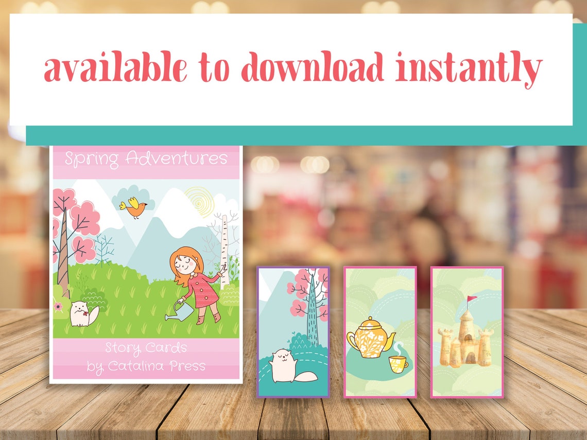 Printable Story Cards PDF | Set of 30 | Story Prompts | Storytelling ...