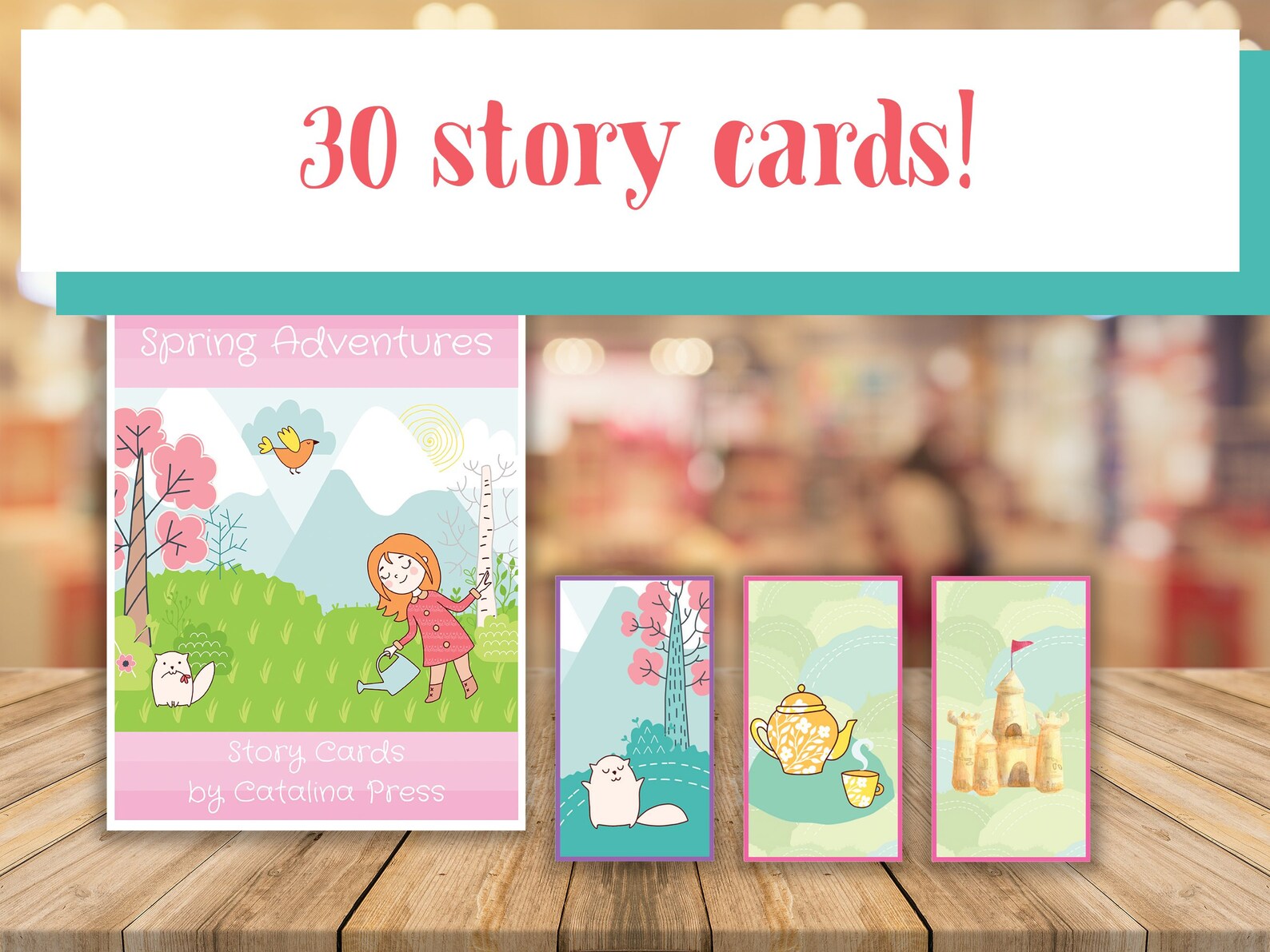 Printable Story Cards PDF | Set of 30 | Story Prompts | Storytelling ...