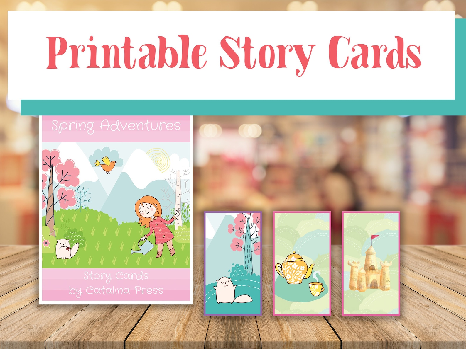 Printable Story Cards PDF | Set of 30 | Story Prompts | Storytelling ...