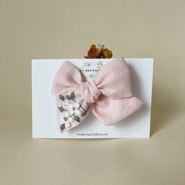 Light Pink Bows - Etsy