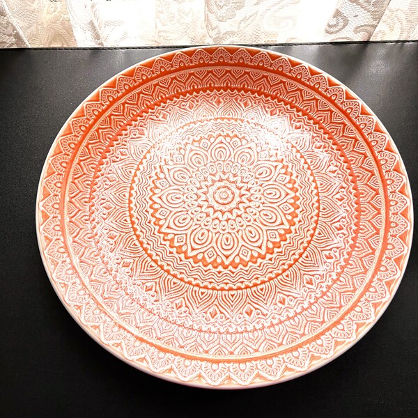 Moroccan Plate - Etsy UK