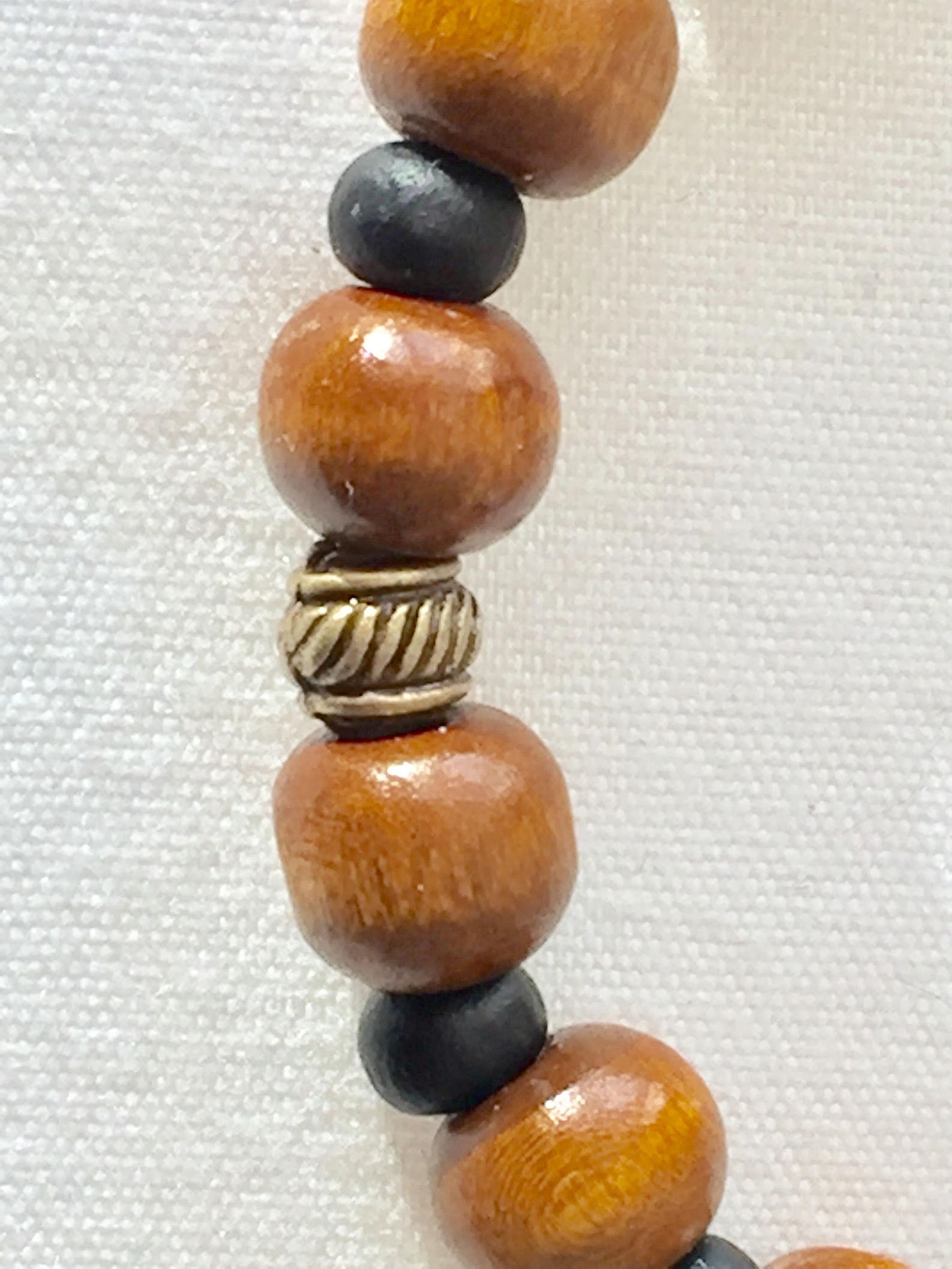 Unique Handmade Bracelet Wooden 8mm & 4mm Beads - Etsy