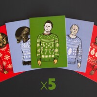 The Christmas Nightmare Skeleton Christmas Card - Etsy
