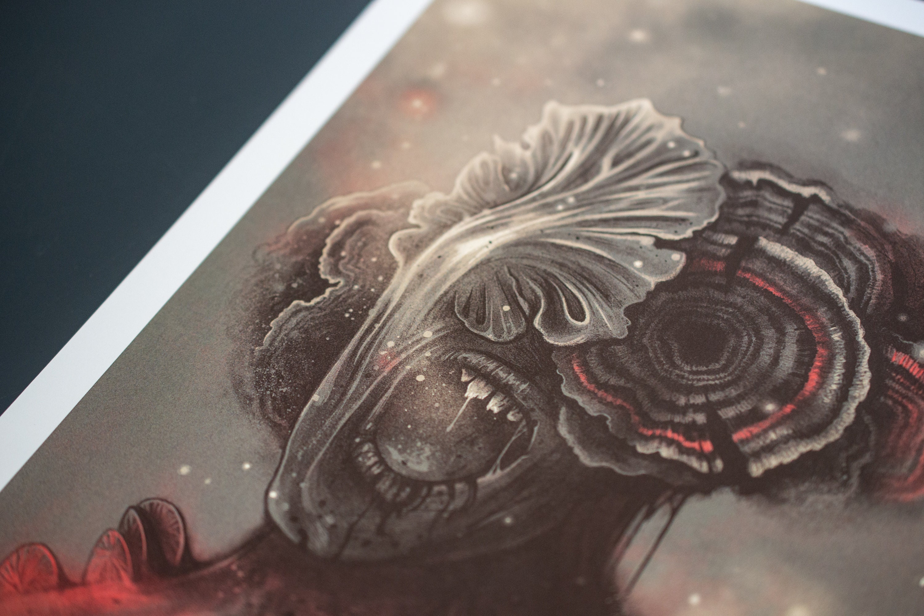 Infected the Last of Us Clicker Monster Art Print - Etsy UK