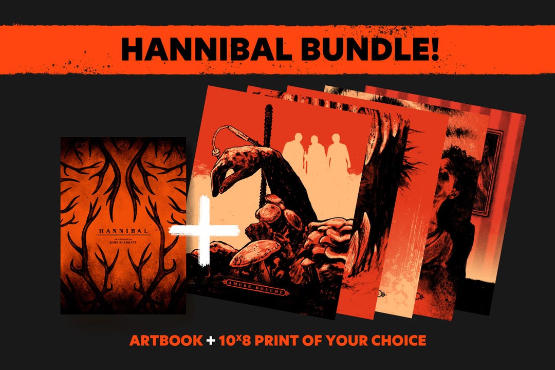 Hannibal Bundle - TV Show Artbook + 10x8" Print. Hannigram. Fannibal ...