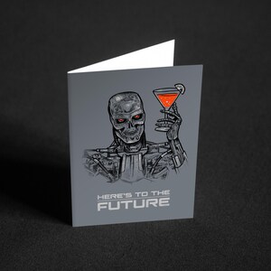 Here's to the Future - Terminator Goodbye Farewell Leaving Card - Etsy