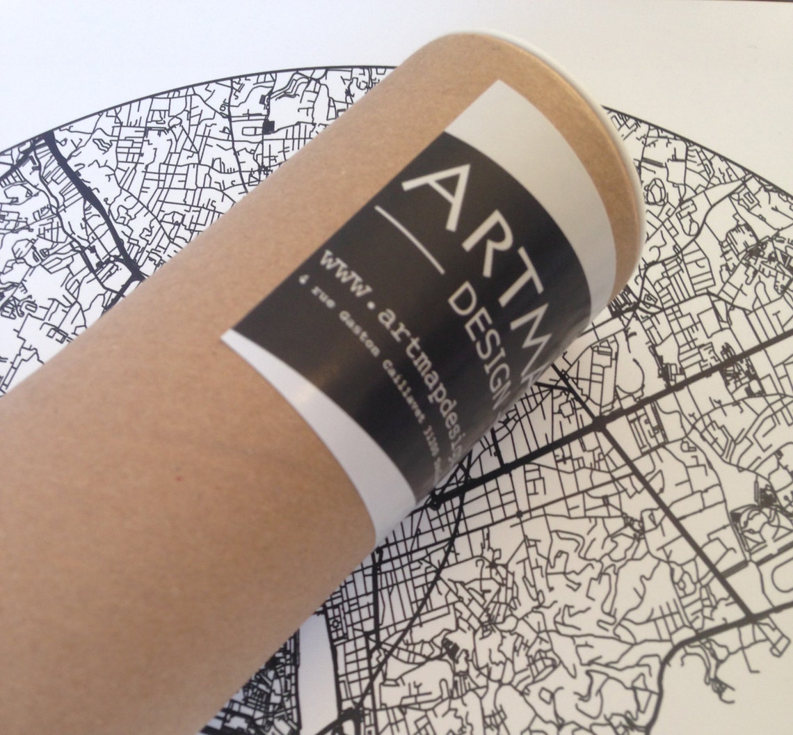Poster Milan Italy Minimalist Map City Map Street Map - Etsy