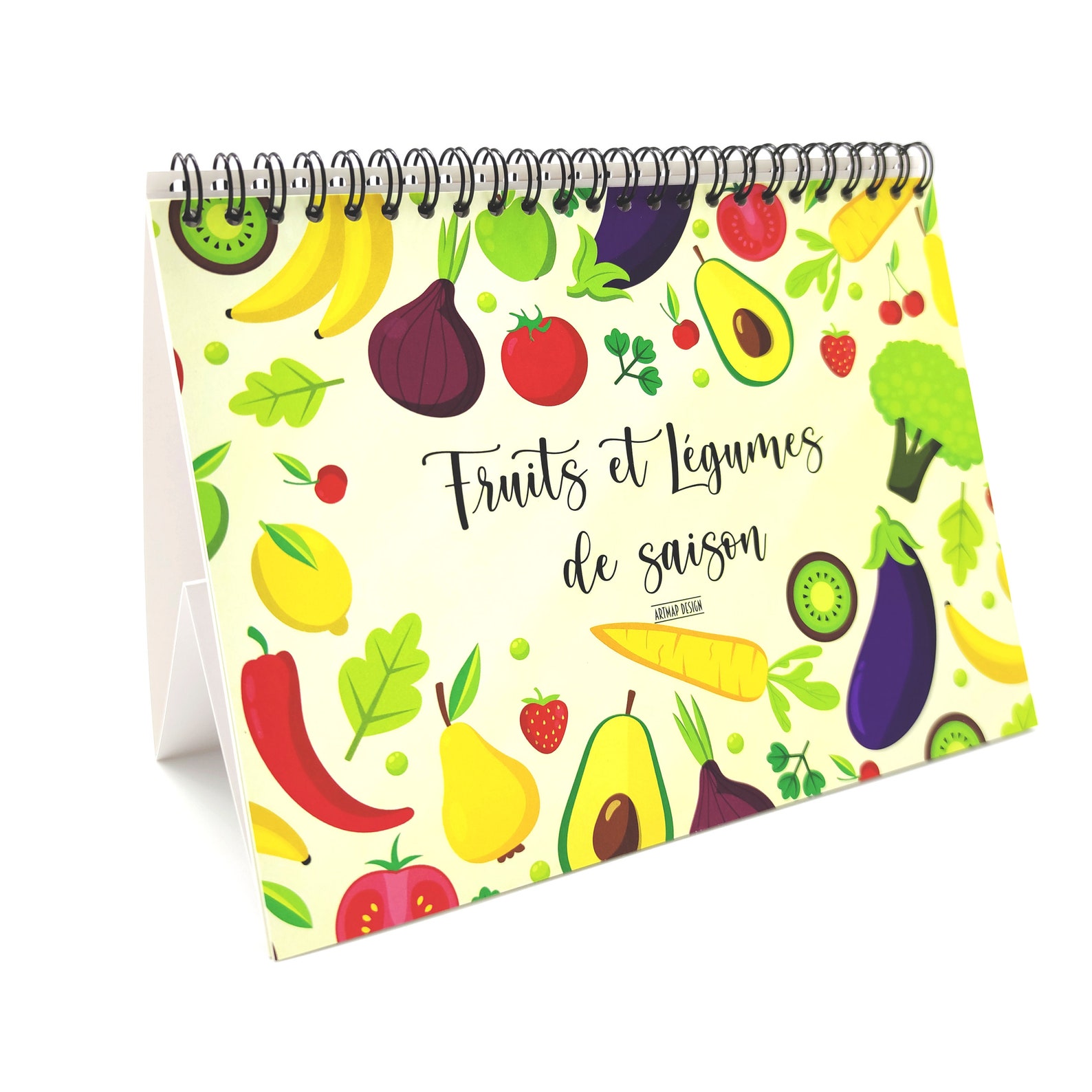 Seizoensfruit & Groenten Kalender 21x15cm Eeuwigdurende - Etsy Nederland