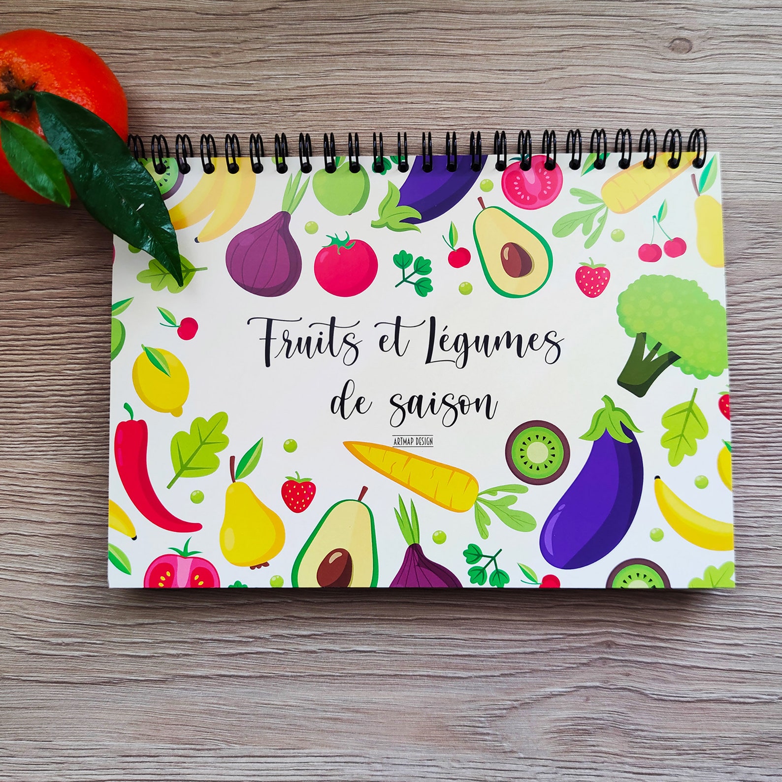 Seizoensfruit & Groenten Kalender 21x15cm Eeuwigdurende - Etsy Nederland