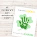 St. Patrick’s Day Handprint & Footprint Craft Bundle, Toddler Activity ...